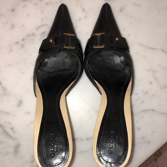 Gucci | Shoes | Authentic Gucci Kitten Mules | Poshmark